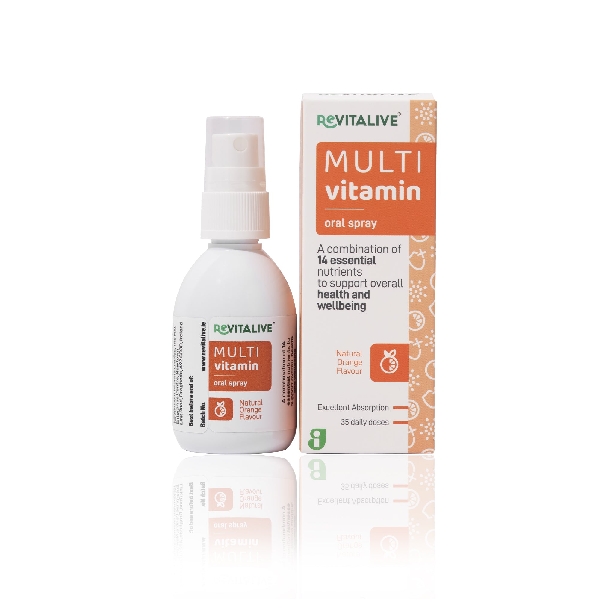 Revitalive Oral Spray Food Supplements made in Ireland